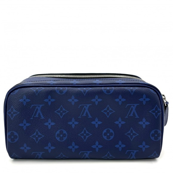 Louis Vuitton | Bags | Louis Vuitton Pouch Taigarama Dop Kit Blue ...